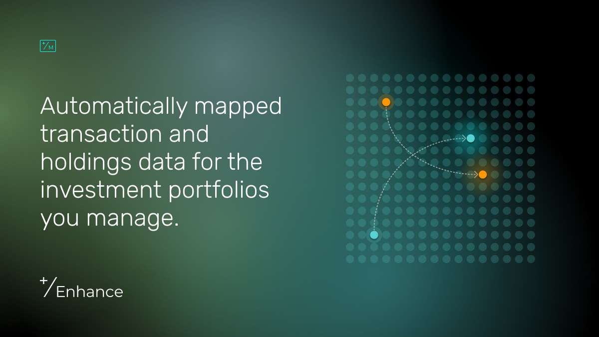 Standardised portfolio accounting data | Bookkeeping | Enhance